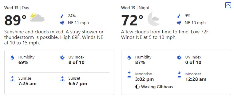 WEATHER UPDATE: Expect Sun and Humidity in Disney World Next Week | the ...