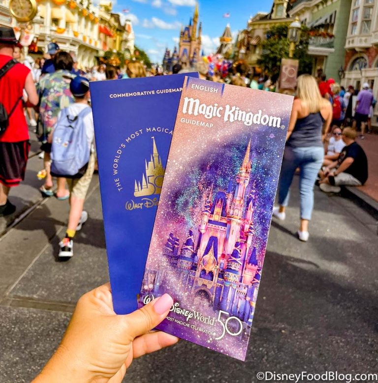 PHOTOS! See ALL FOUR New Park Maps in Disney World! | the disney food blog