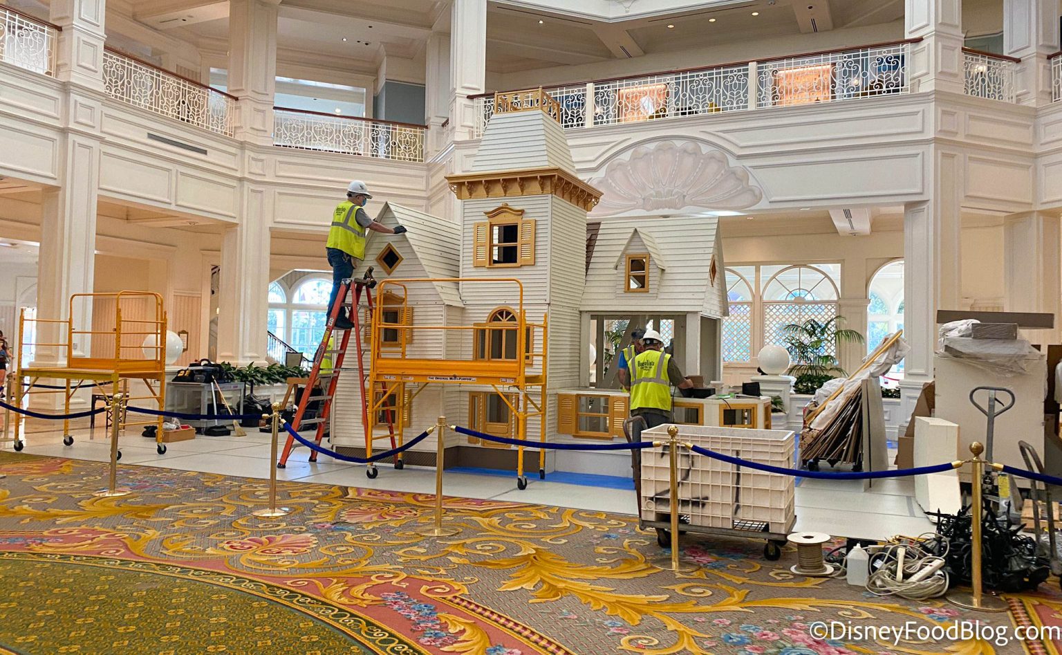PHOTOS: The Iconic Gingerbread House is Being Constructed at Disney's ...
