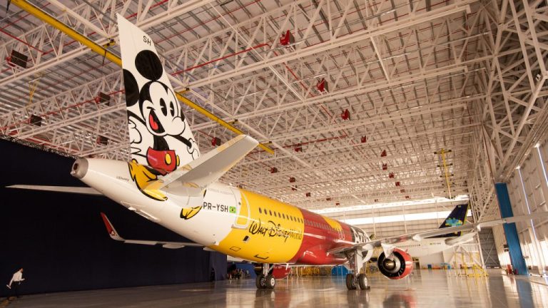PHOTOS: A Mickey Mouse-Themed Plane Has Been Revealed for Disney World ...