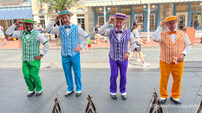 PHOTOS & VIDEO: Disney's Dapper Dans Are BACK on Main Street, U.S.A ...