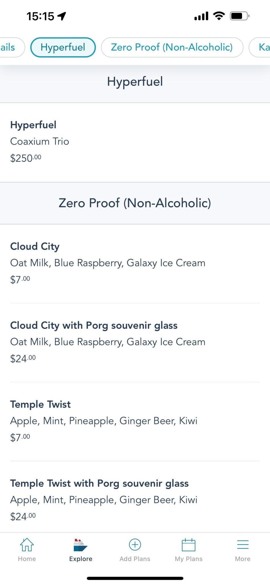 EVERYTHING We Tried At Star Wars Hyperspace Lounge on Disney's New ...