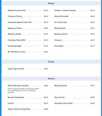 Full Review of the LUNCH Menu at the New BoardWalk Deli in Disney World ...