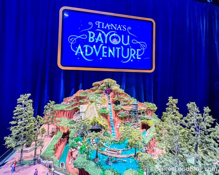 2022 D23 Expo Tiana's Bayou Adventure Splash Mountain Retheme Model and ...
