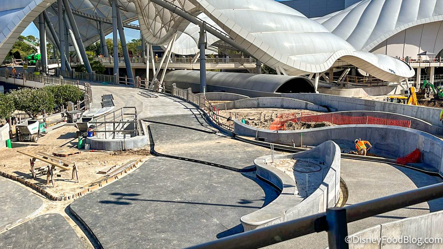 PHOTOS: UPDATE on TRON Roller Coaster Construction in Disney World ...