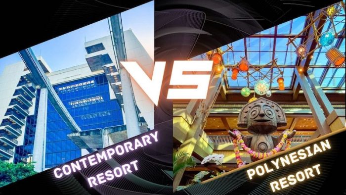 Polynesian Village vs. Contemporary Resort Guide for Disney World in ...