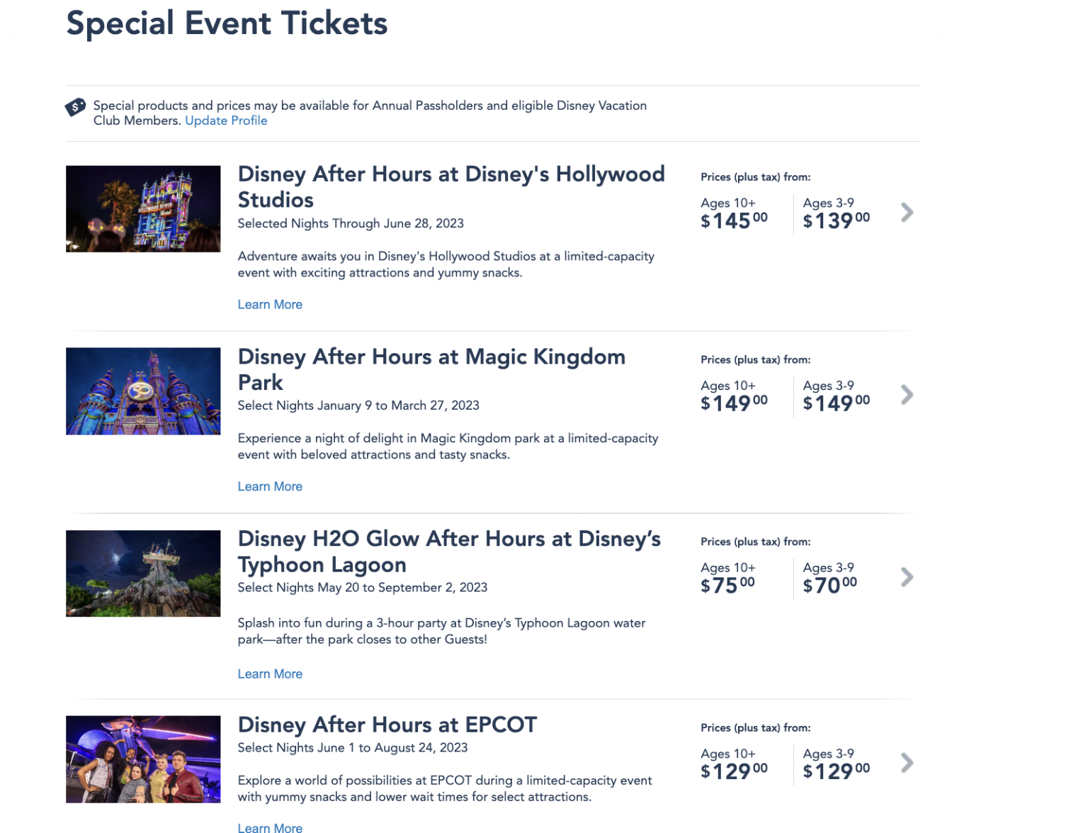 HURRY! EPCOT After Hours Tickets Are Now on Sale | the disney food blog