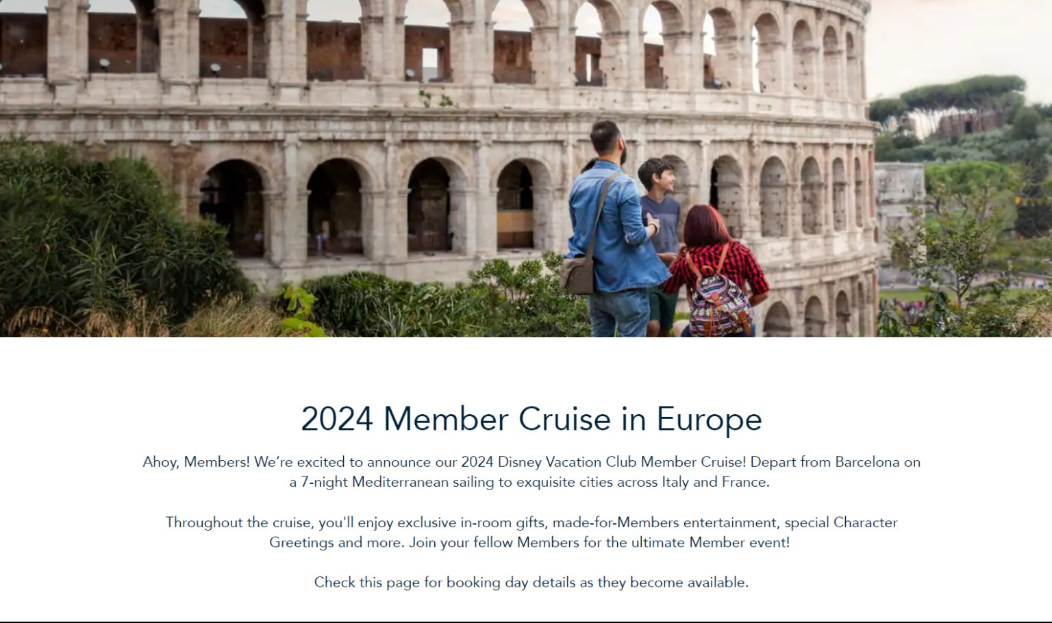 EXCLUSIVE Cruises Announced for Disney Vacation Club Members | the ...