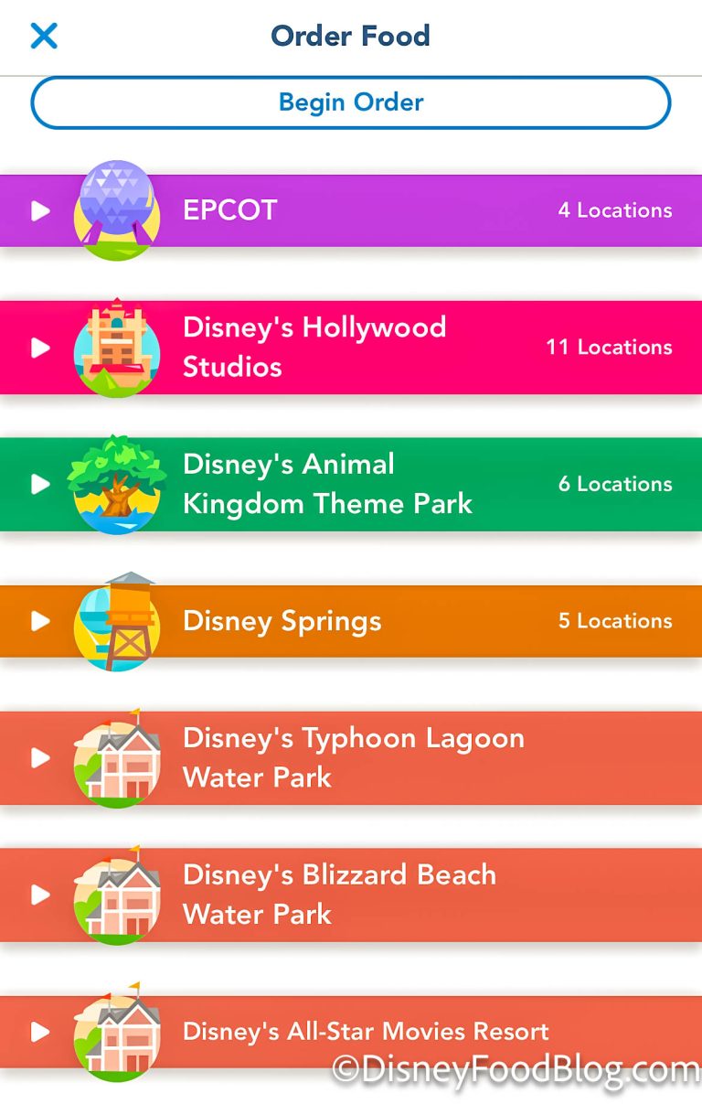 Using Mobile Order in Disney World | the disney food blog