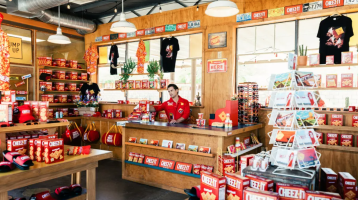 This CHEEZ-IT GAS STATION Pumps Cheez-Its INTO Your Car | the disney ...