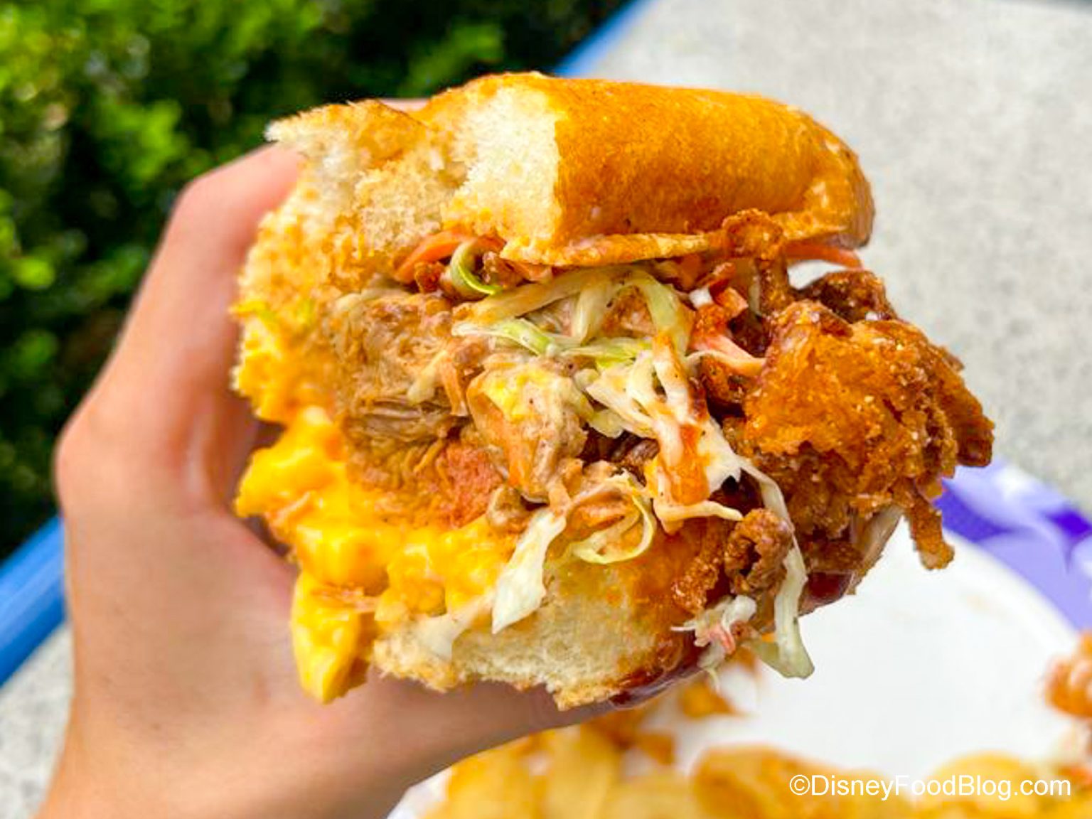 REVIEW: BBQ Hot Link Sandwich at Award Wieners in Disney California ...