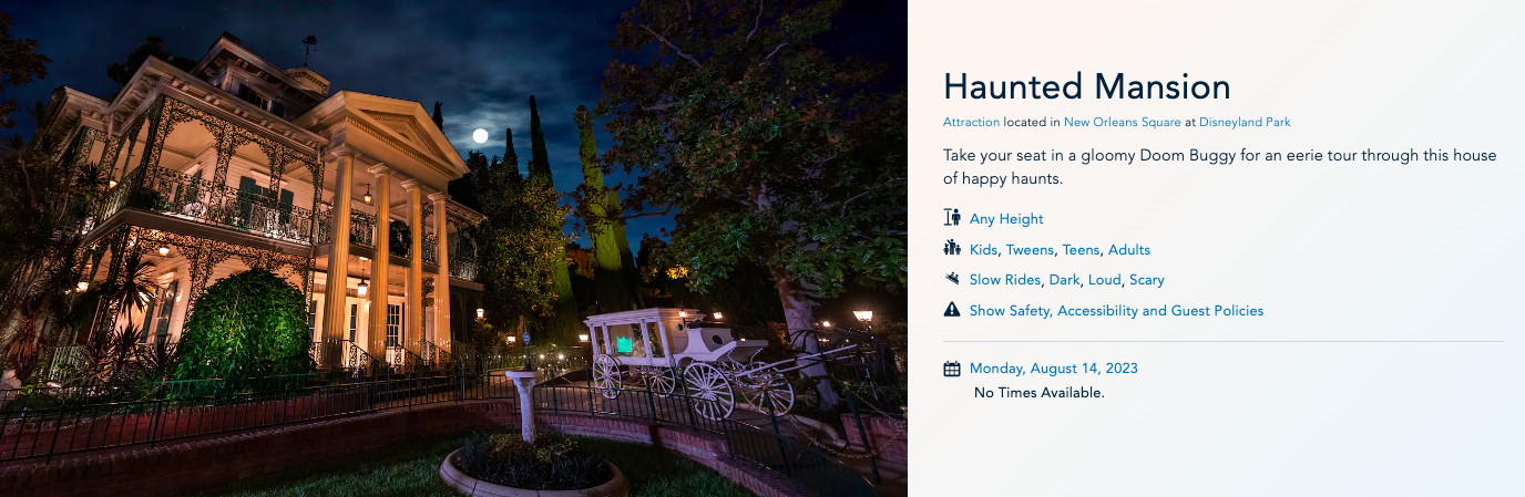 DATE ANNOUNCED: Haunted Mansion Will Temporarily CLOSE in Disneyland ...