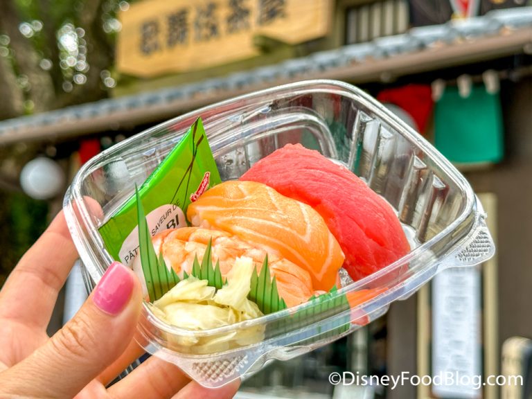 REVIEW: Sushi at This EPCOT Spot Might LOOK Like It's From a Gas ...