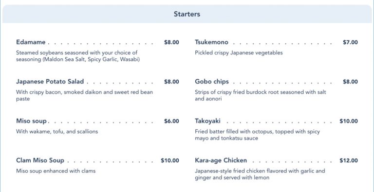 BREAKING: MENU and PRICES Announced for the NEW Shiki-Sai Restaurant in ...