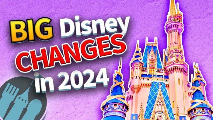 DFB Video: 20 BIG Changes Disney Has Already Announced for 2024 | the ...