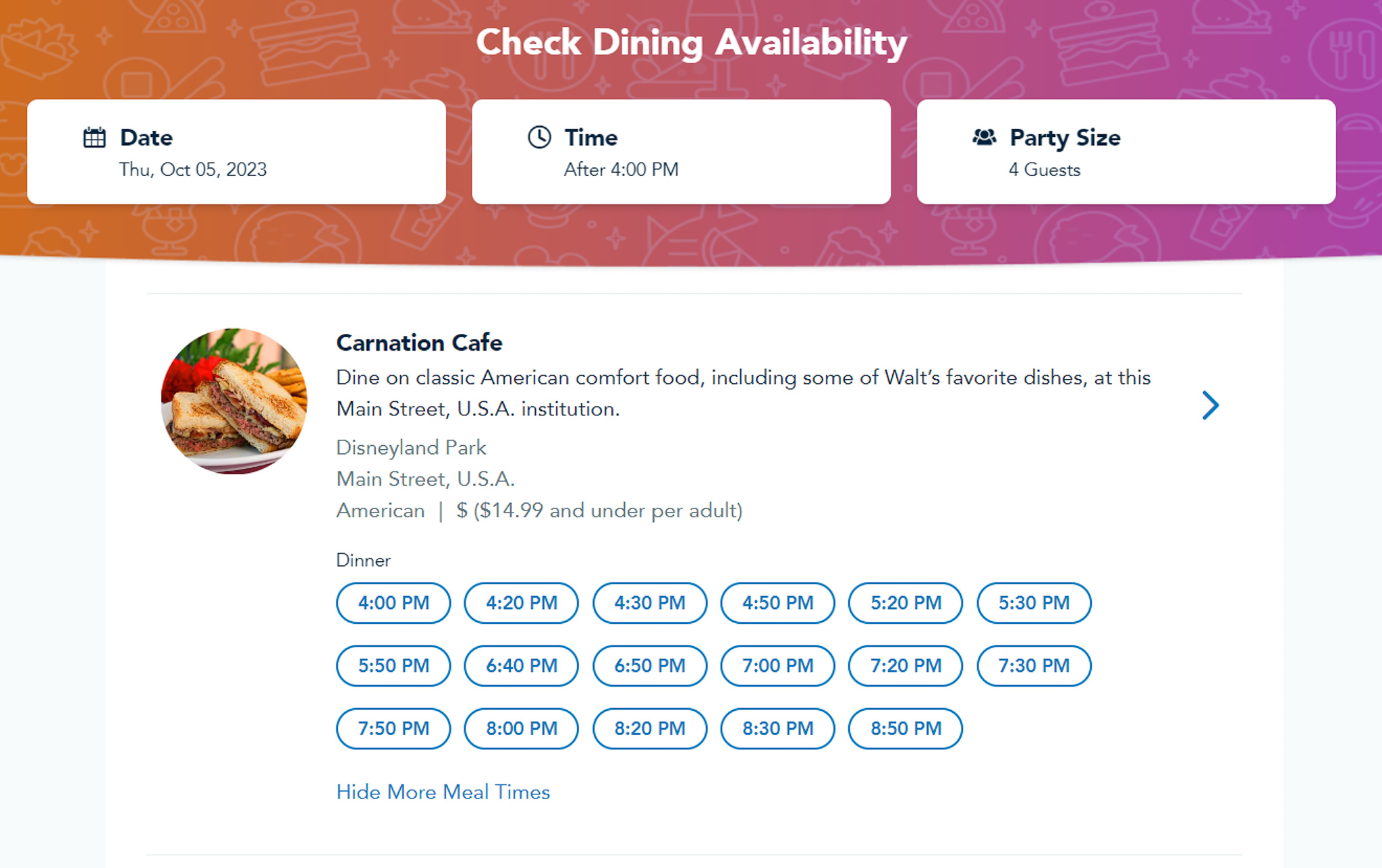 HUGE Dining Reservation CHANGE Just Landed on the Disney World App ...