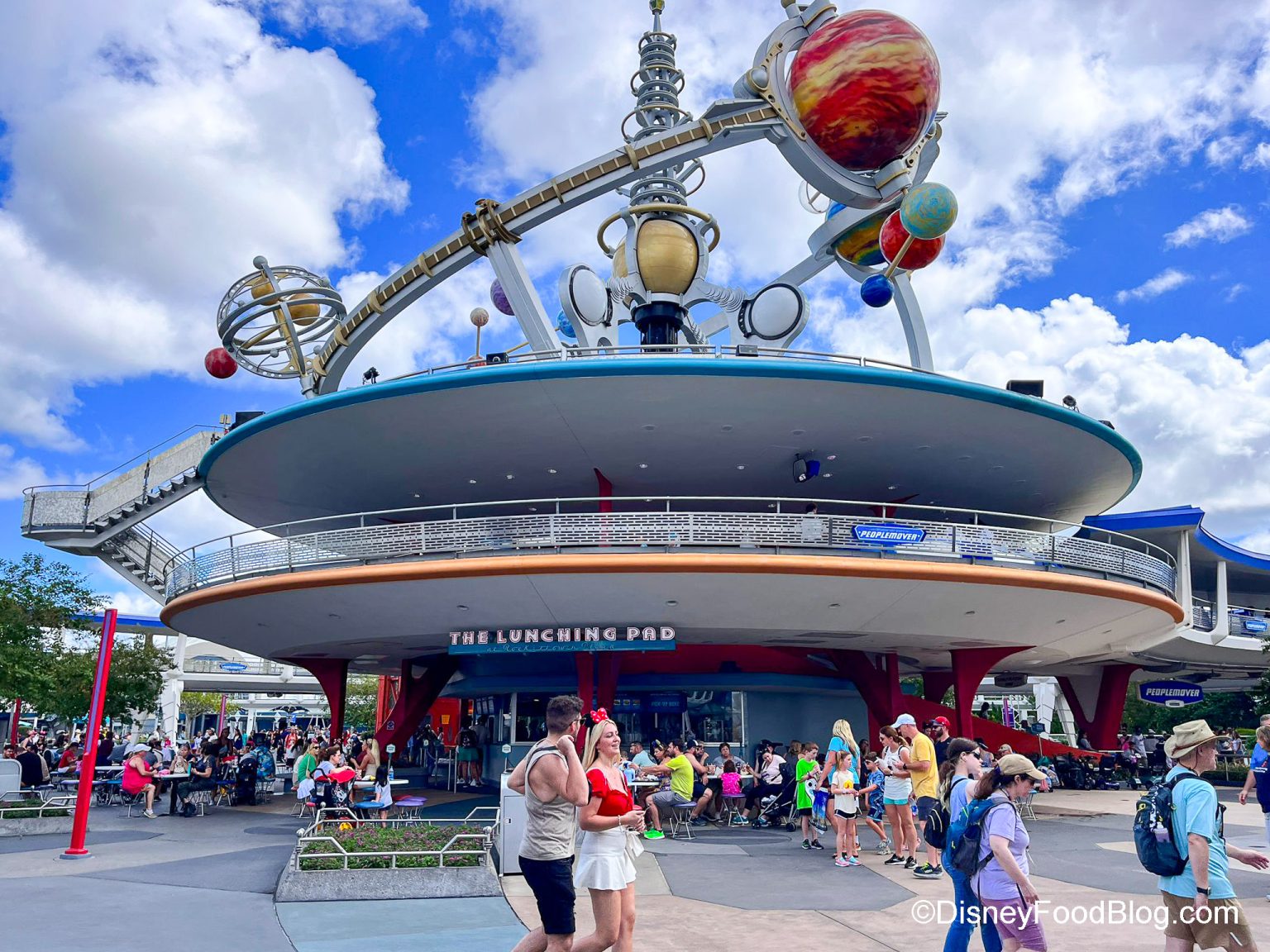 Tomorrowland in Walt Disney World's Magic Kingdom | the disney food blog
