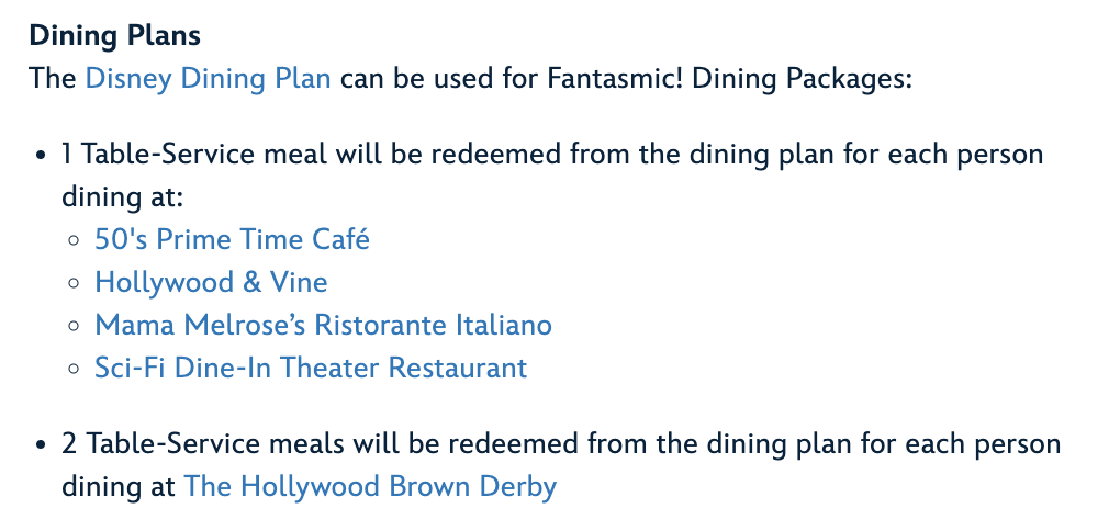 NEWS: Disney Dining Plan Requirements Have CHANGED for Fantasmic ...