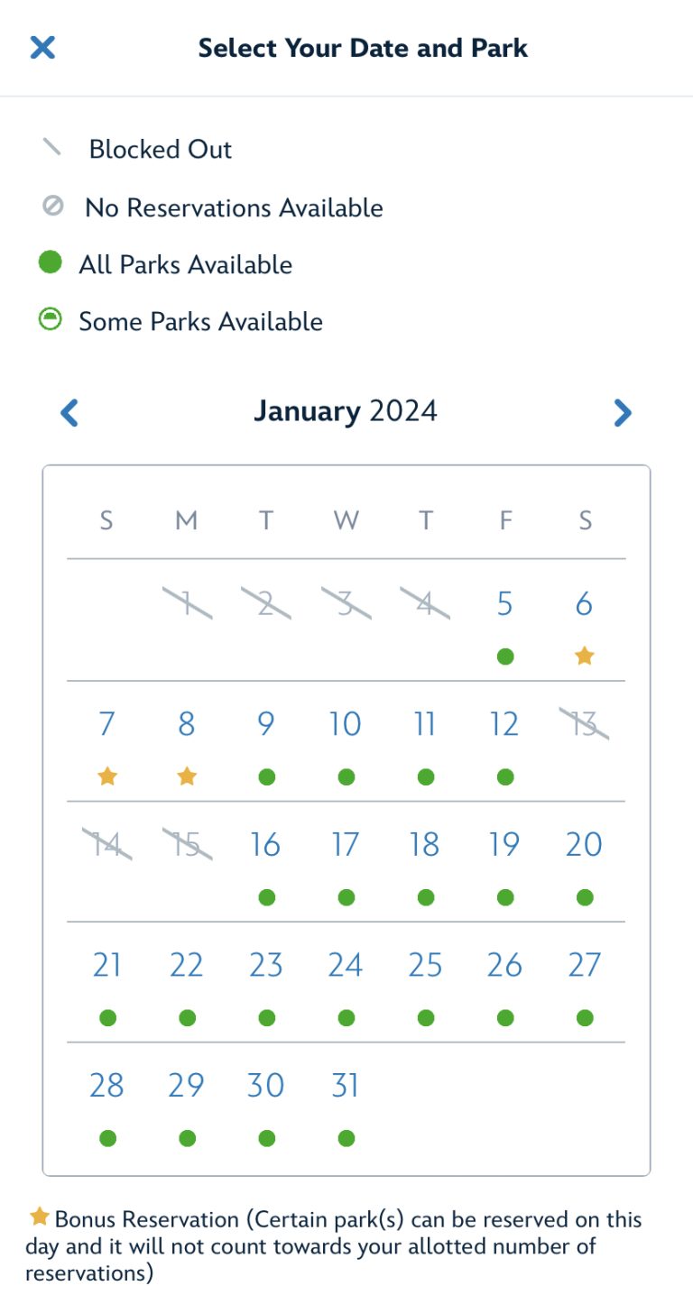 ALERT 🚨 Disney World Added 2024 Bonus Park Pass Reservations for Annual ...