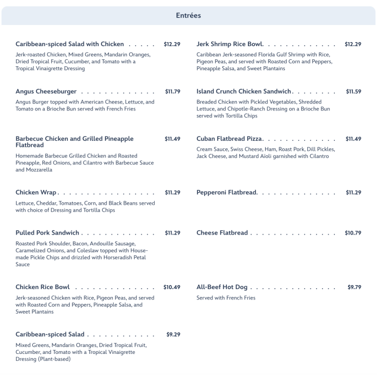 Menu UPDATES Hit 2 Disney World Restaurants That Will Reopen Soon | the ...