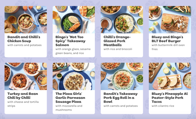 These Meals Were MADE for 'Bluey' Fans — Literally! | the disney food blog