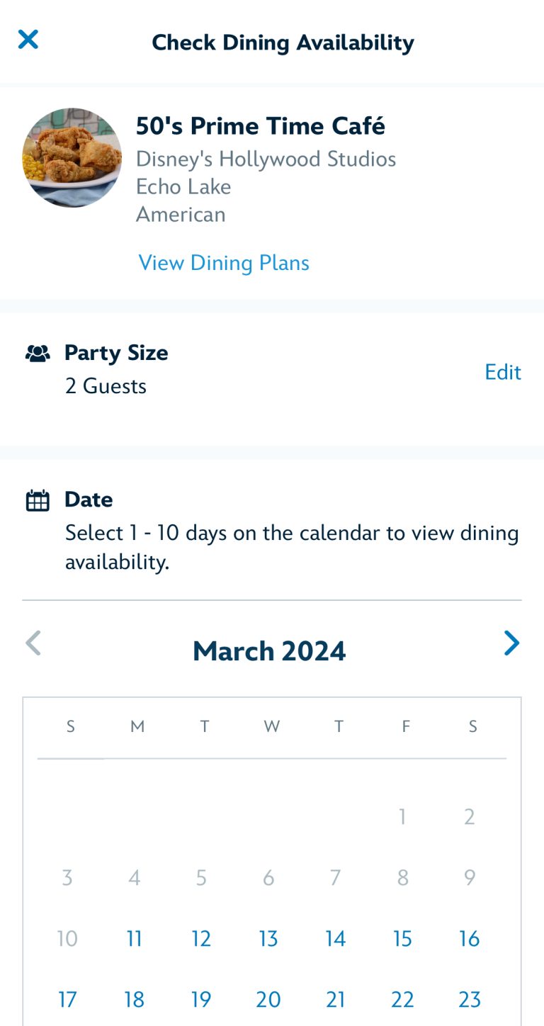 NEWS: HUGE Dining Reservation Changes NOW LIVE in the Disney World App ...