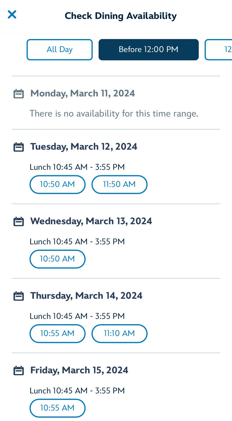 NEWS: HUGE Dining Reservation Changes NOW LIVE in the Disney World App ...