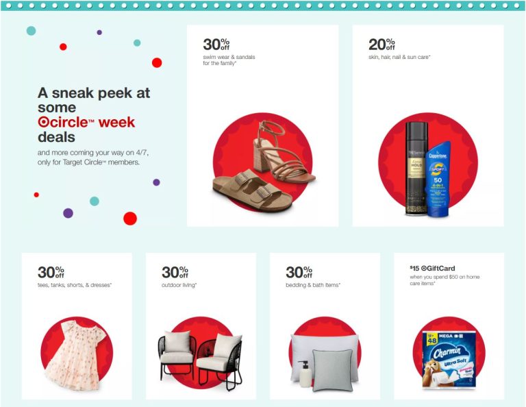 ALERT! Dates Announced for Target Circle Week Sale! | the disney food blog