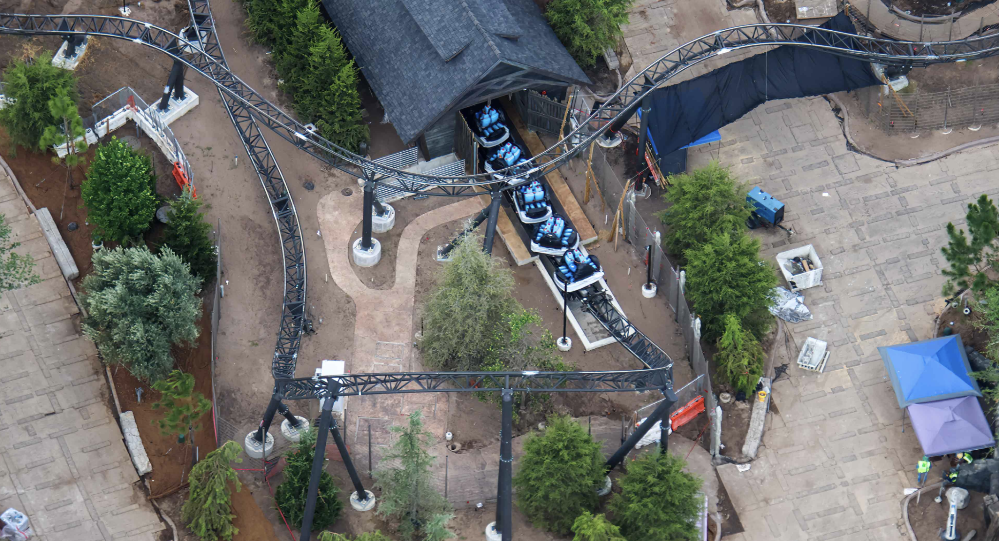 NEWS: The Dark Universe Roller Coaster at Epic Universe Has Started ...