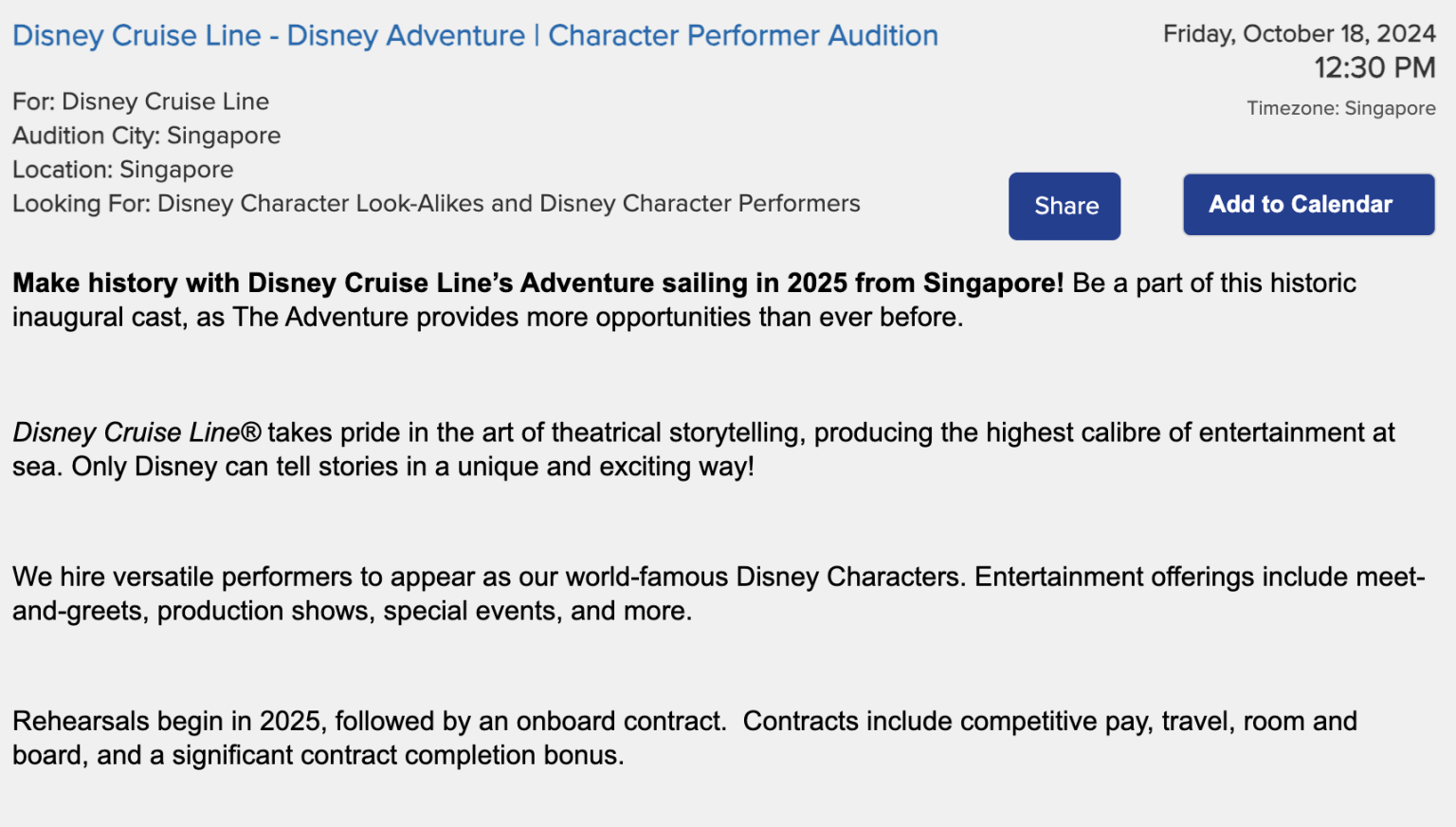 DREAM JOB ALERT: Disney Is Hiring Cast Members for Its NEW Adventure ...