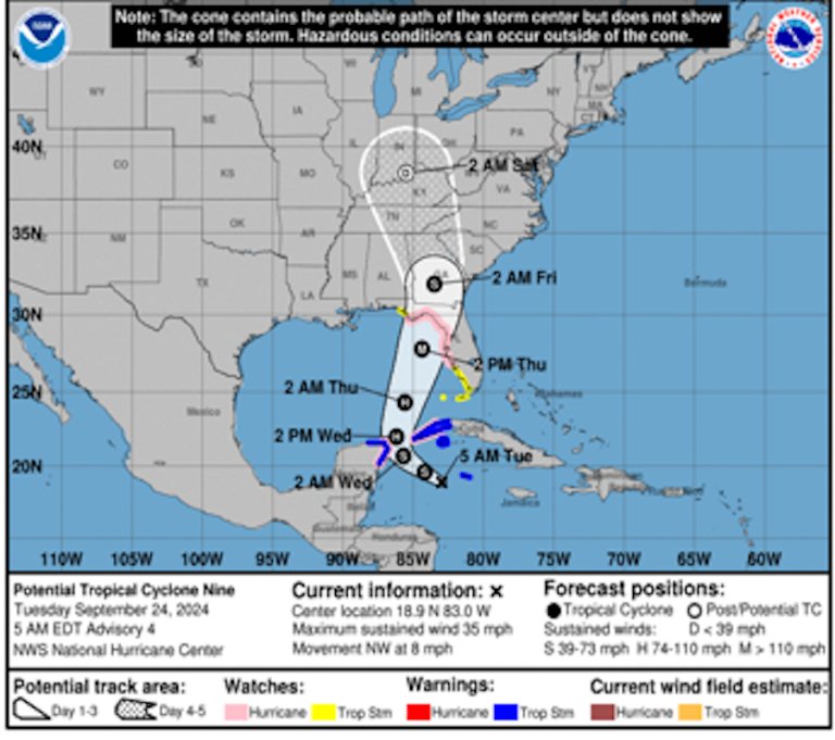 NEWS: Tropical Storm Helene Projected To Become Hurricane Before ...
