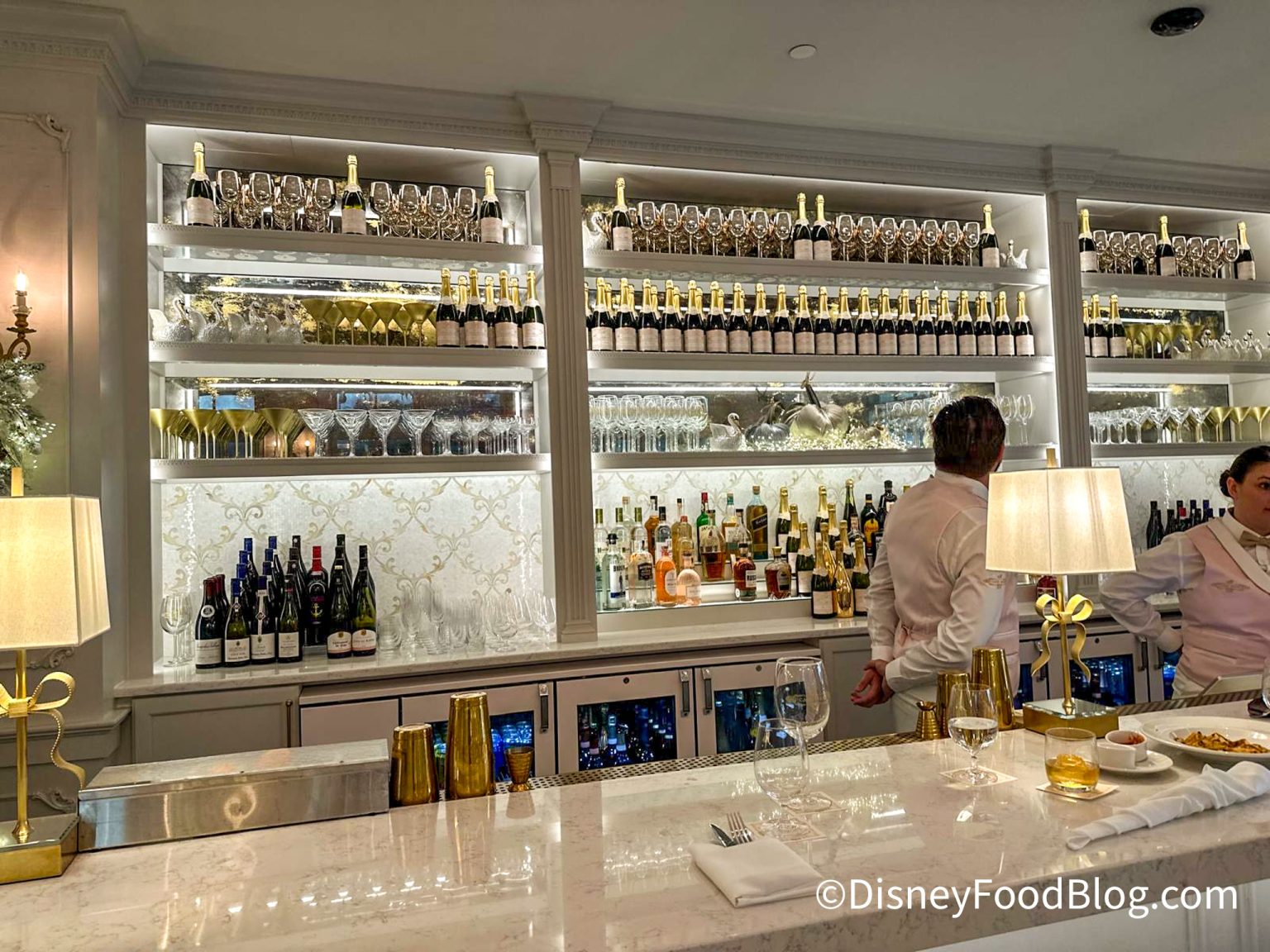 A New CHAMPAGNE BAR Has Opened in Disney World! | the disney food blog