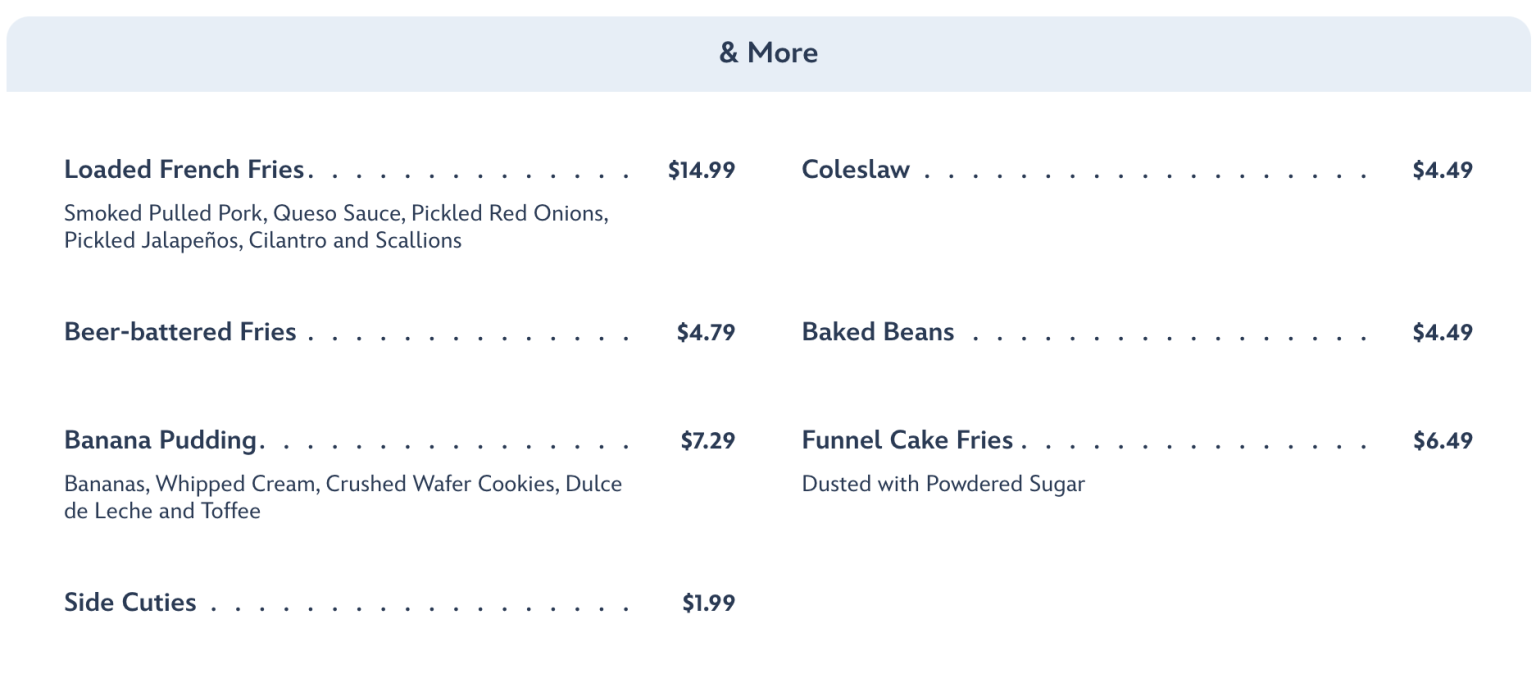 PRICING and FULL MENU Announced for Disney's NEW Country Bear-Themed ...