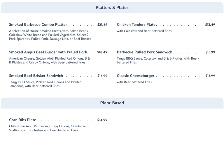 PRICING and FULL MENU Announced for Disney's NEW Country Bear-Themed ...