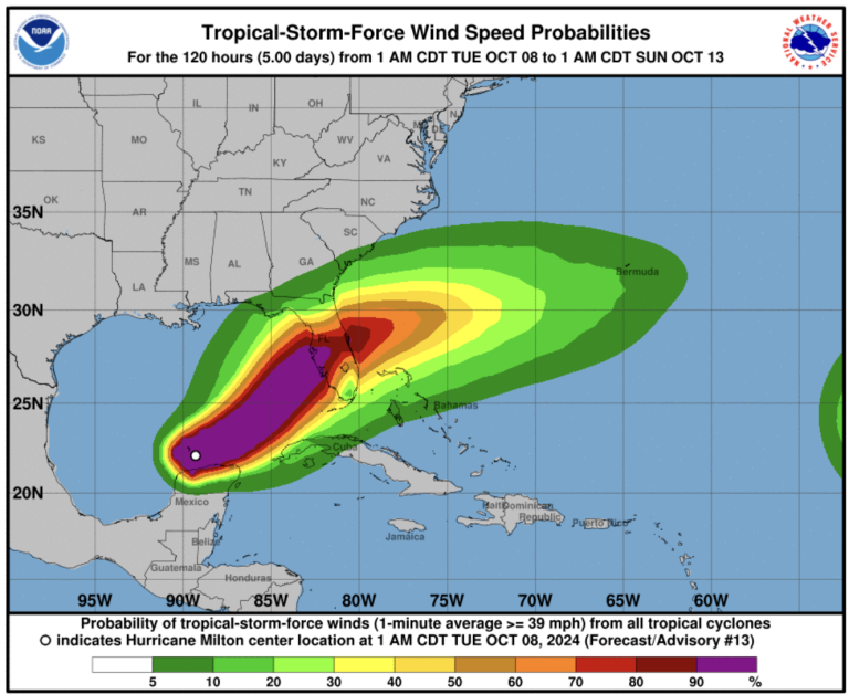 "Destructive Storm Surge" Forecast for Parts of Florida Ahead of ...