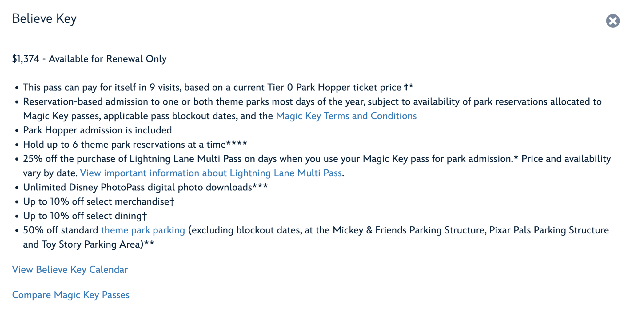 NEW 20% PRICE INCREASE Confirmed for Disney's Magic Key Annual Pass ...