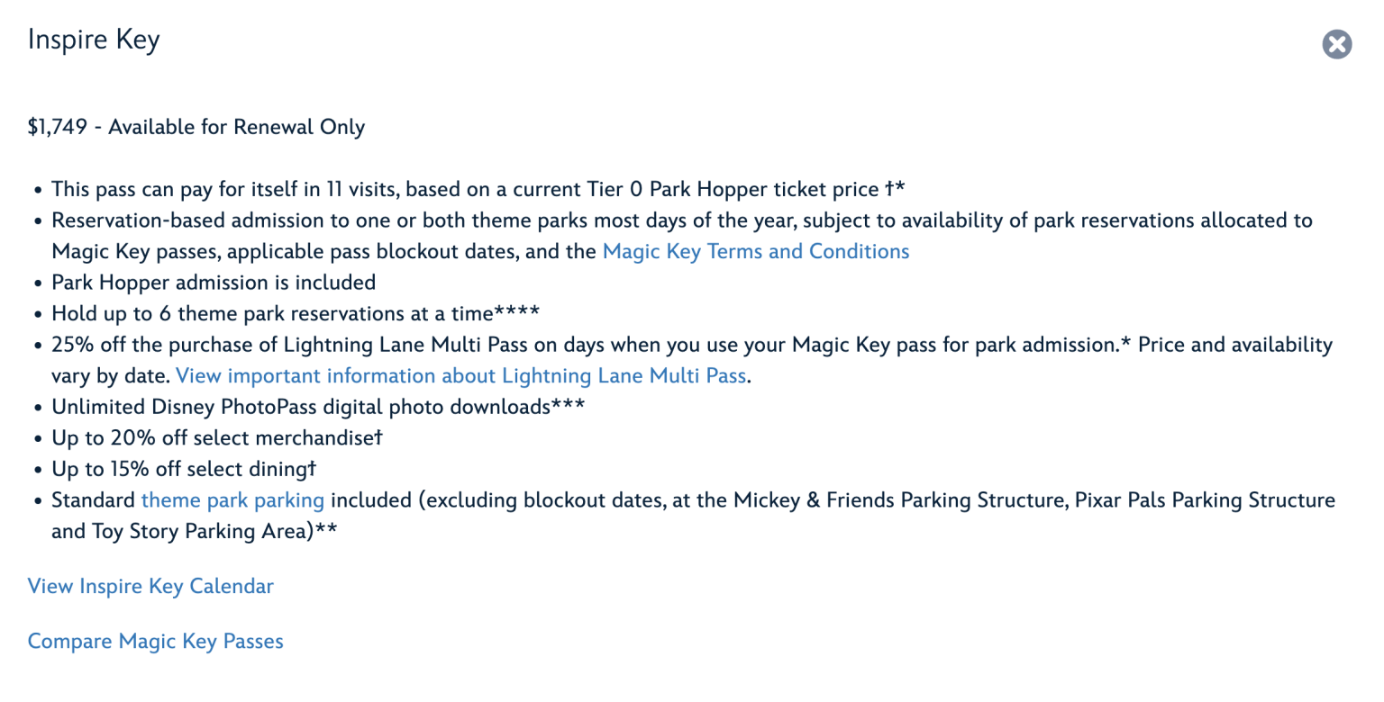 NEW 20% PRICE INCREASE Confirmed for Disney's Magic Key Annual Pass ...