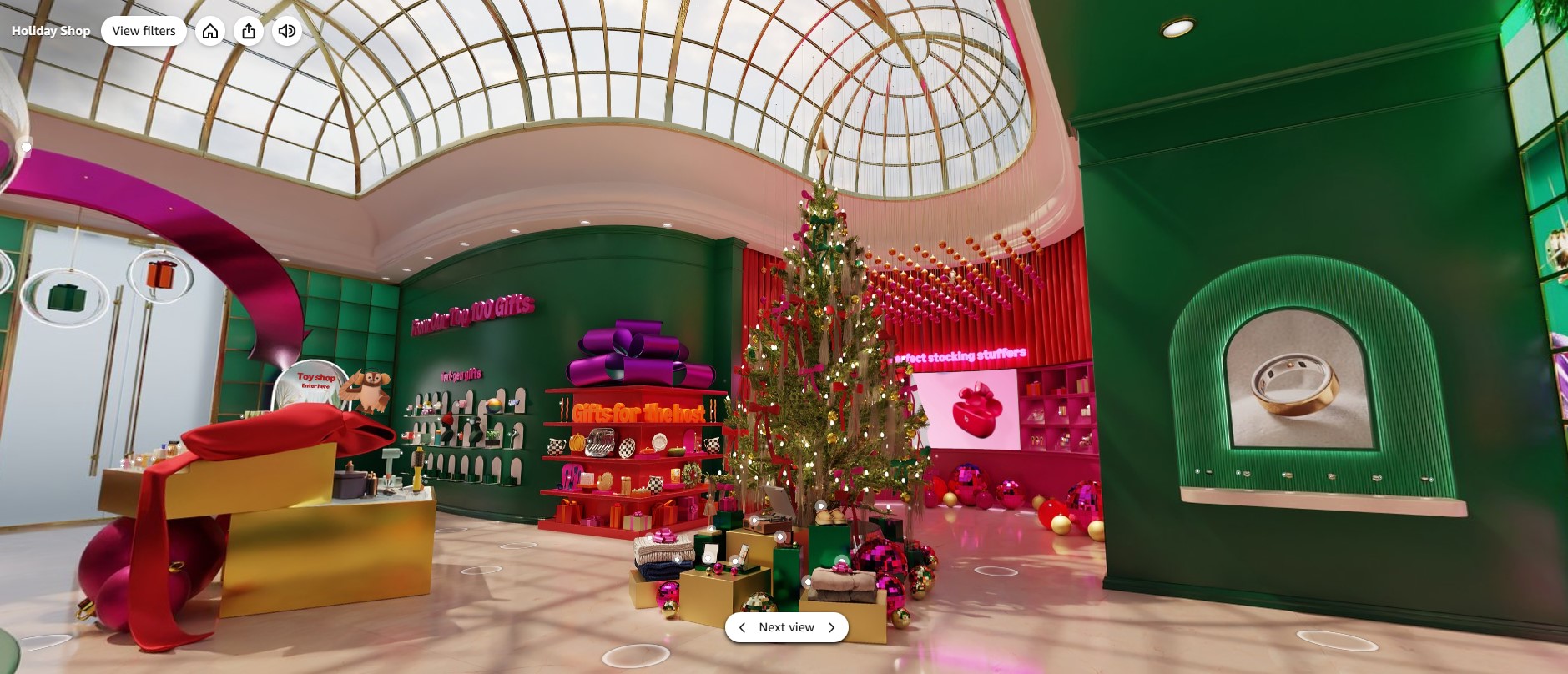 Amazon Just Launched an Epic 3D Holiday Shop | the disney food blog