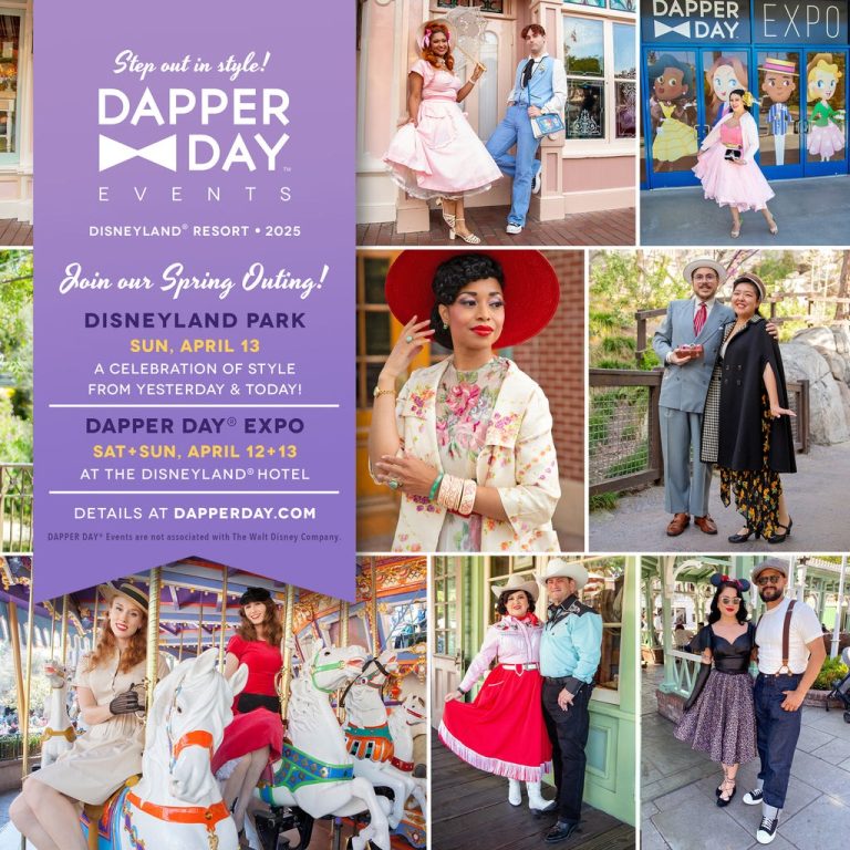 EVERY Dapper Day Event Announced For Disney World and Disneyland in ...
