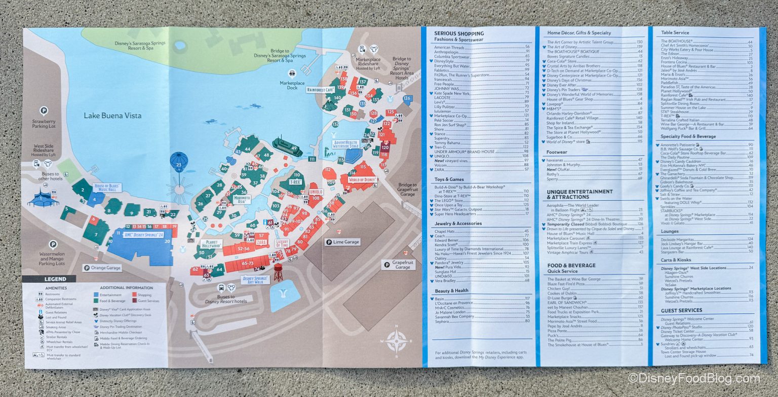 Disney Springs Has a NEW Map, and It's Got 9 BIG Changes | the disney ...