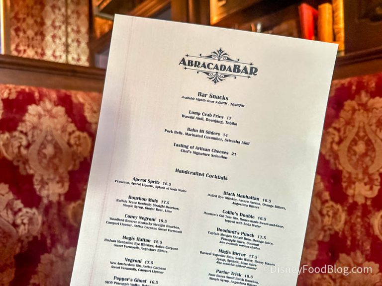 REVIEW: Come for the Drinks, NOT the Food at This Disney World Hotel ...