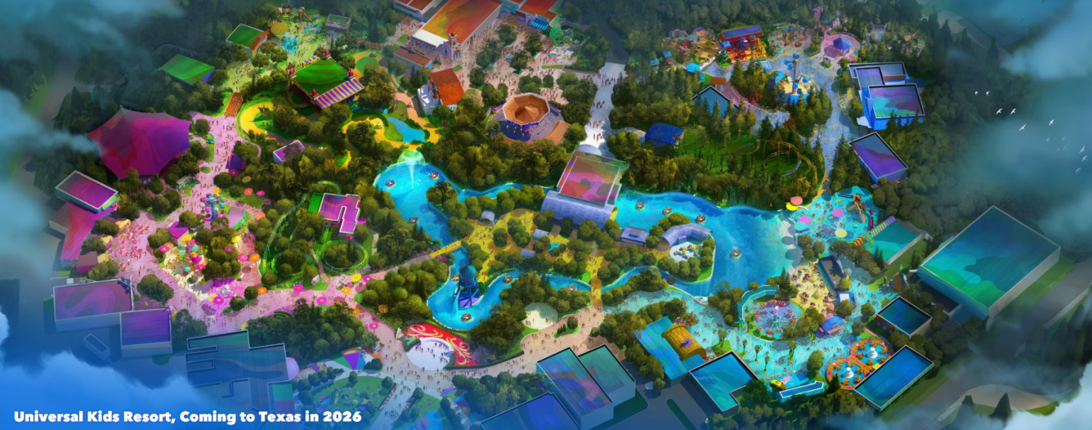We've Got a Construction Update on Universal's NEW Texas Theme Park ...