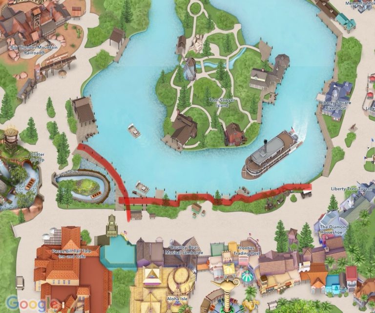These Maps Show You Secret Paths to Avoid the Worst Disney World Crowds ...