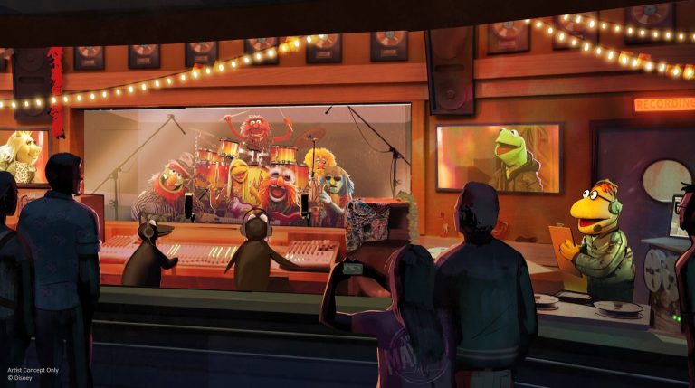 We Just Got a FIRST LOOK at the Muppets on Rock 'n' Roller Coaster, and ...
