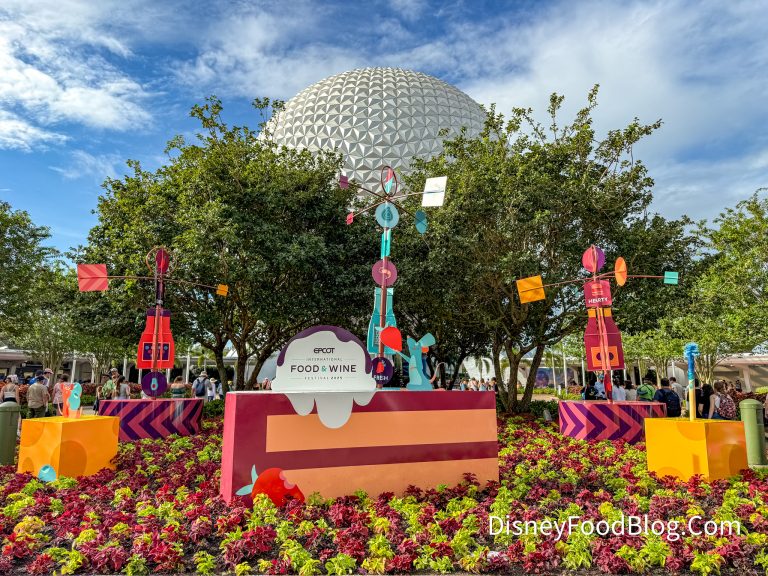 Something BIG Just Landed at EPCOT for the Food & Wine Festival ...