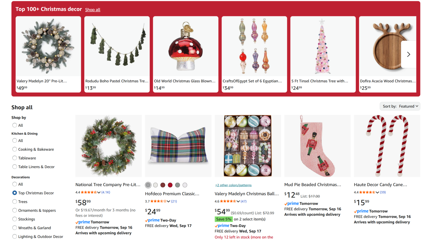 The Top 100 Christmas Home Decor Finds on Amazon Just Dropped | the ...