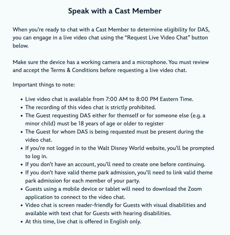 Every New Rule Added to Disability Access Service at Disney World in ...