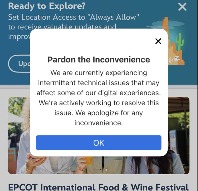 NEWS: Major Problem Hits Disney World App and Disney+ | the disney food ...