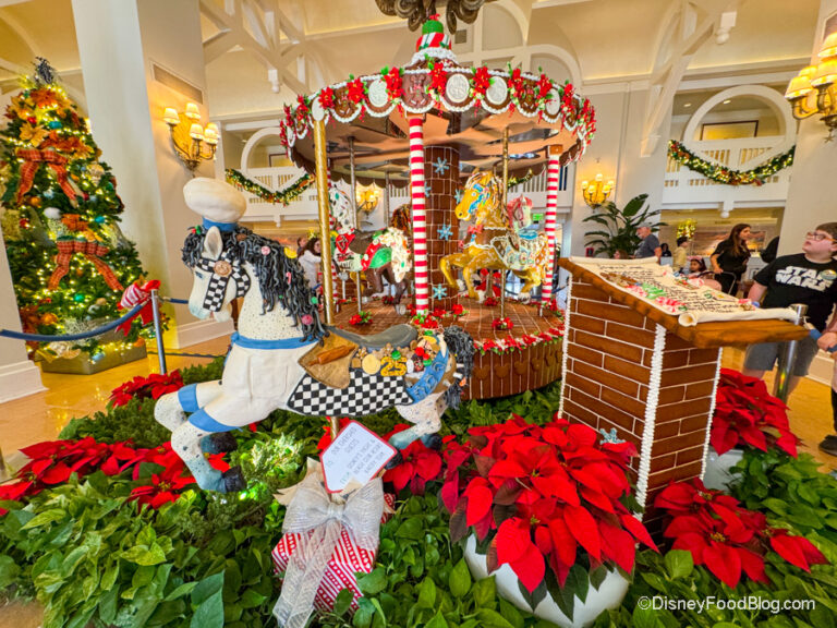They're Finally Here! See the Gingerbread Displays at These Two EPCOT ...