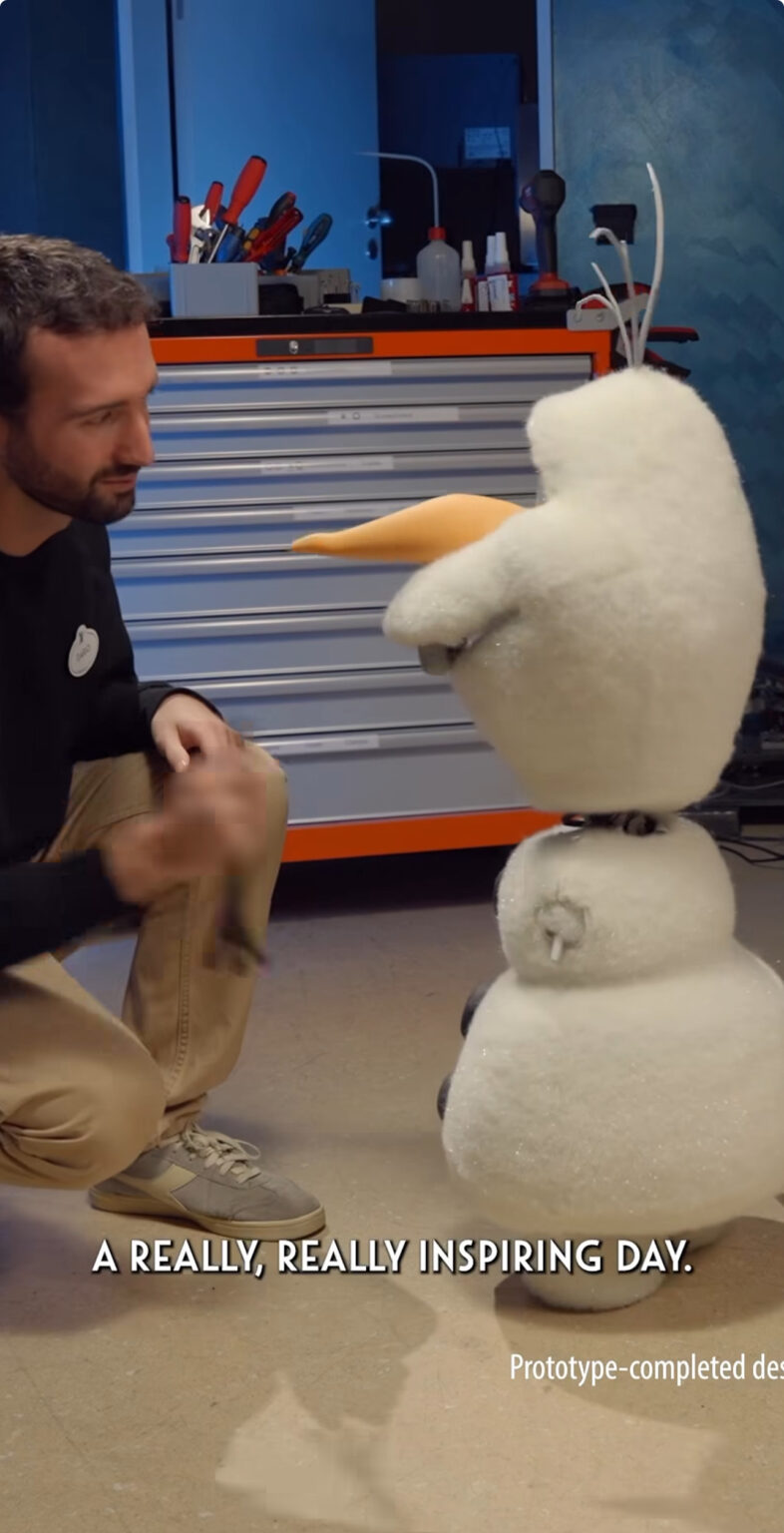 Disney Reveals NEW Walking Olaf Animatronic | the disney food blog